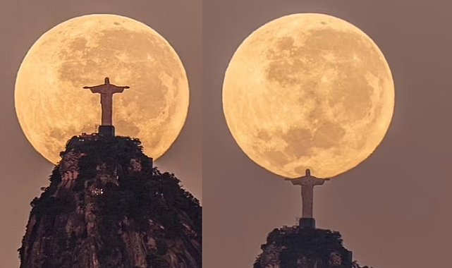 Moon in His Hands: Photographer Captures Christ the Redeemer in Perfect ...