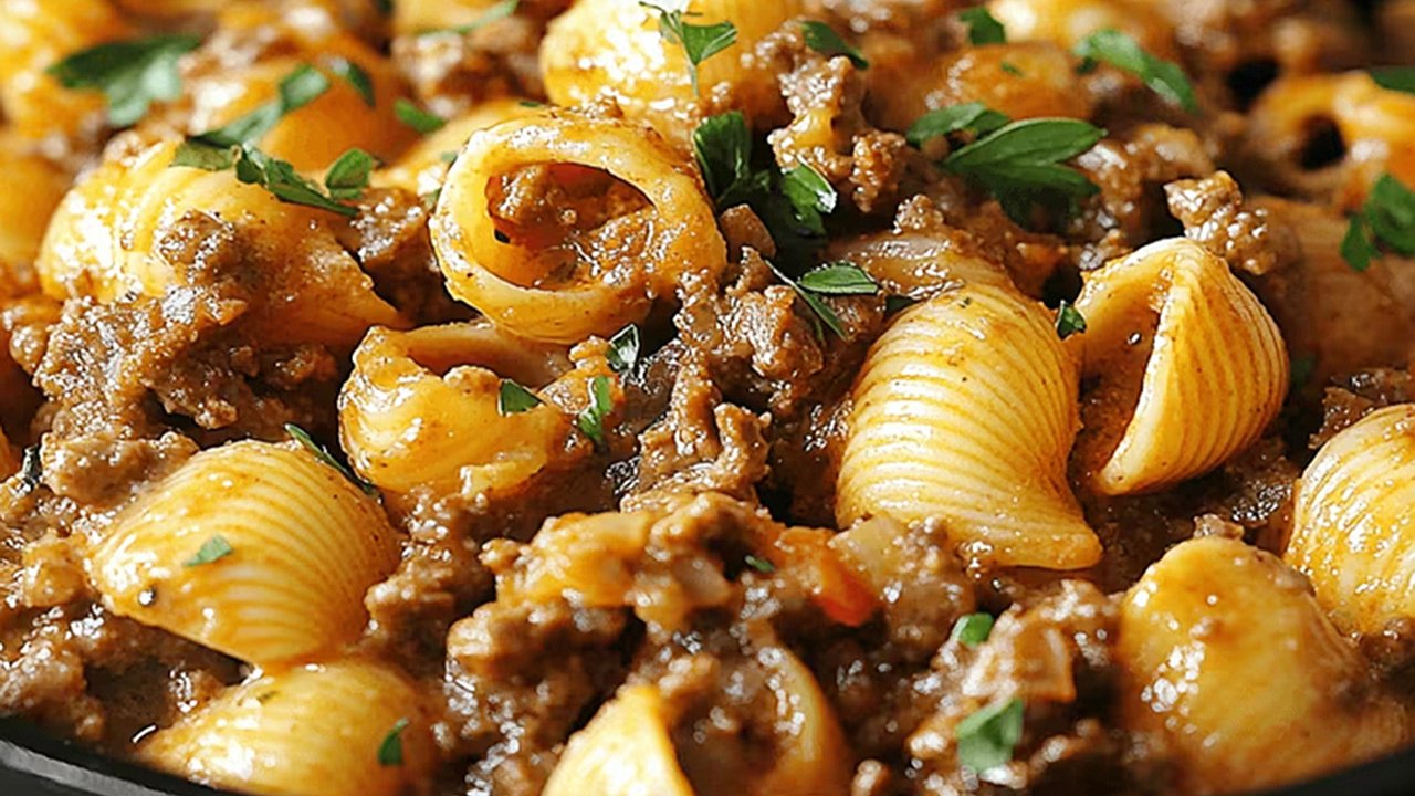 Savory Stuffed Pasta Shells with Ground Beef and Cheese - Recipes ...